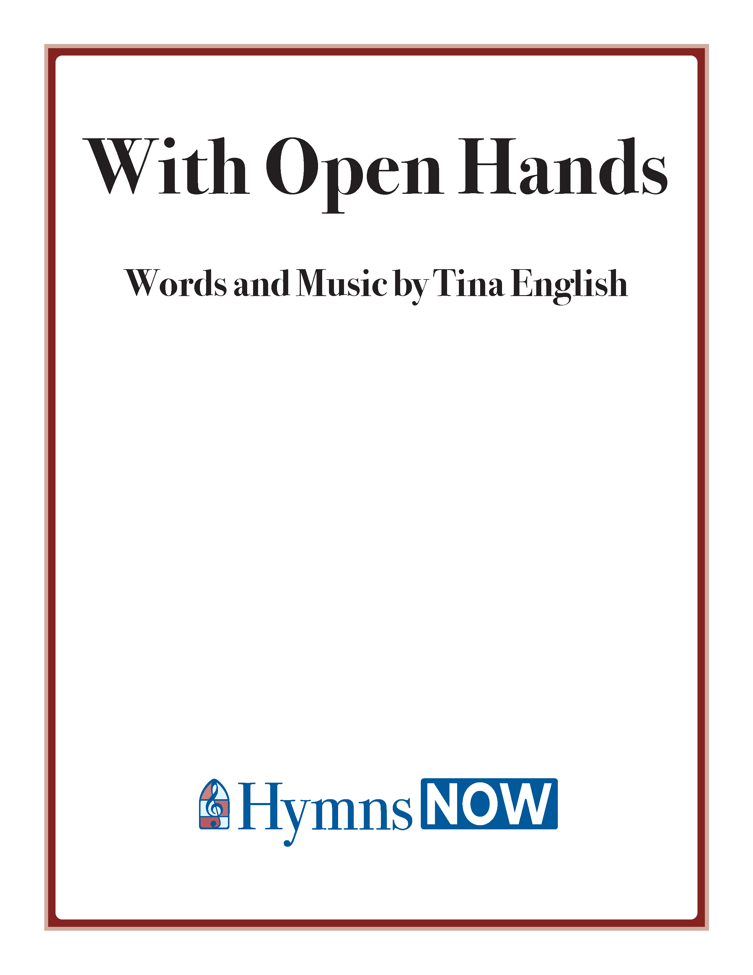 With Open Hands | Congregation Hymns | Hymns Now